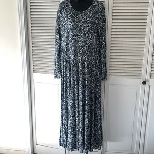 Peruvian Connection | Dresses | Nwot Peruvian Connection Indigo Floral ...